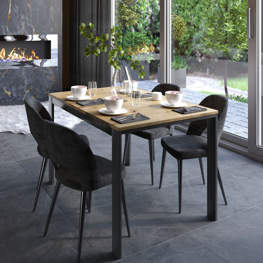 ART Ausziehbarer Tisch 150-198 cm Eiche Stirling Wotan